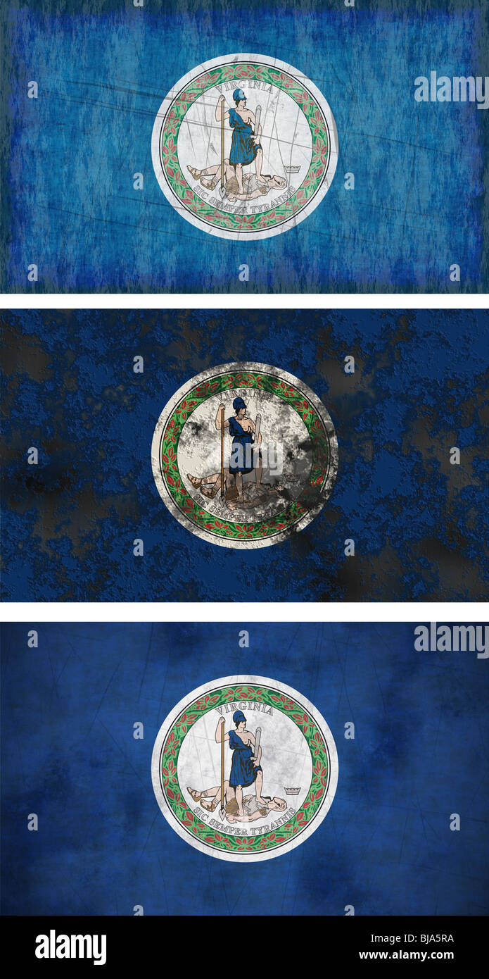 Great Image of the Flag of Virginia Stock Photo - Alamy