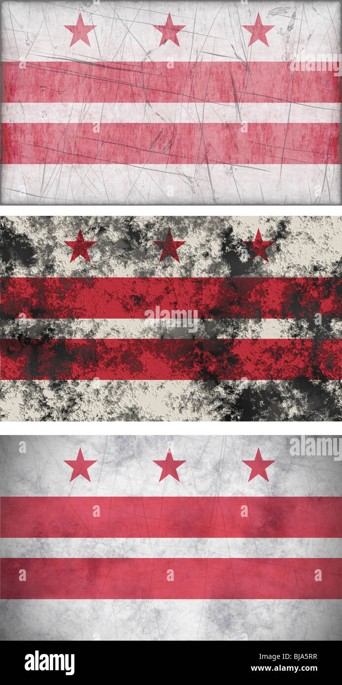 Great Image of the Flag of Washington DC Stock Photo - Alamy