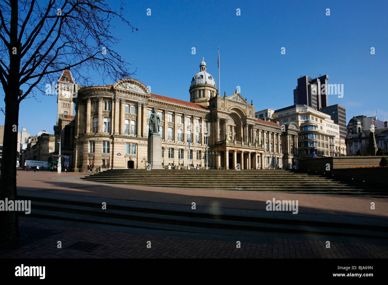 The council offices in Victoria Square, Birmingham, West Midlands Stock ...