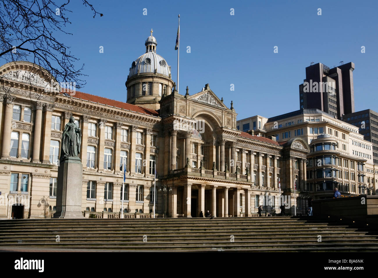 The council offices in Victoria Square, Birmingham, West Midlands Stock ...