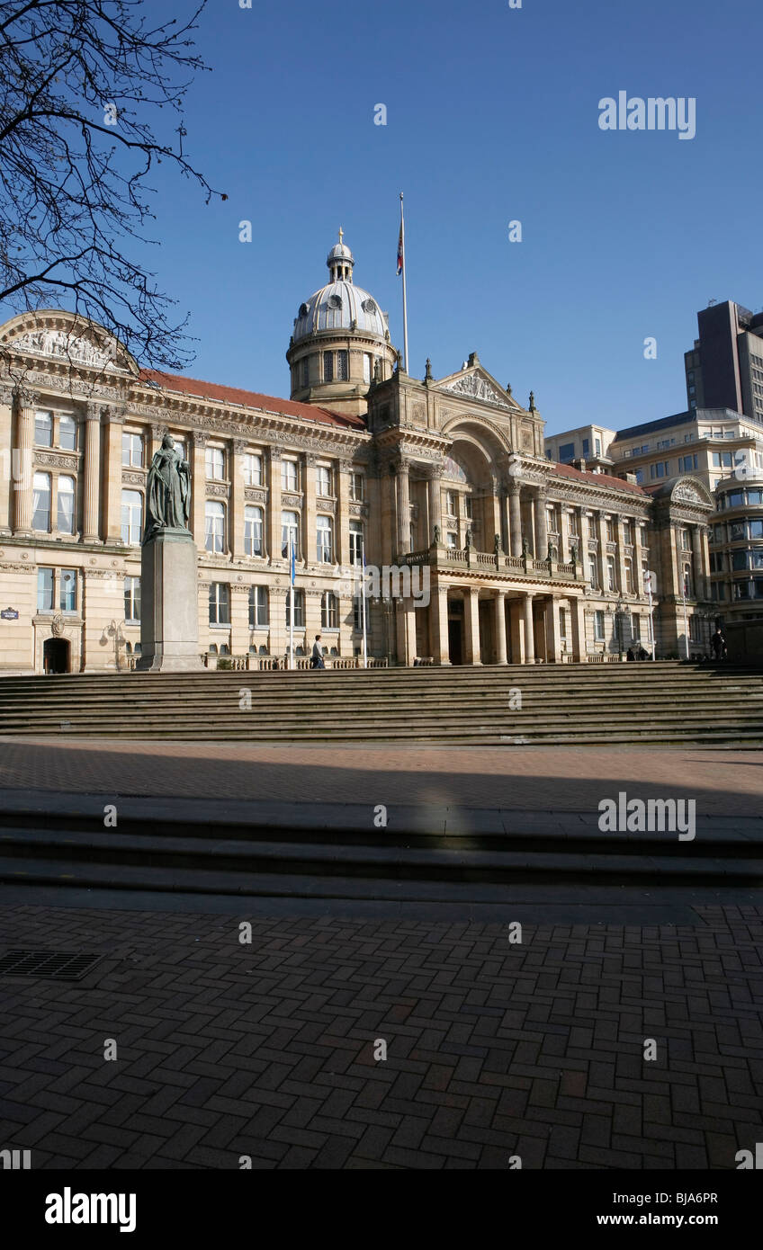 The council offices in Victoria Square, Birmingham, West Midlands Stock ...