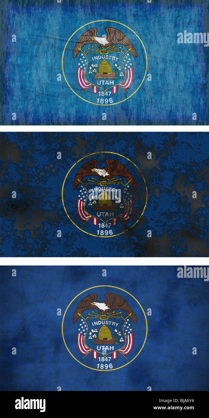 Great Image of the Flag of Utah Stock Photo - Alamy