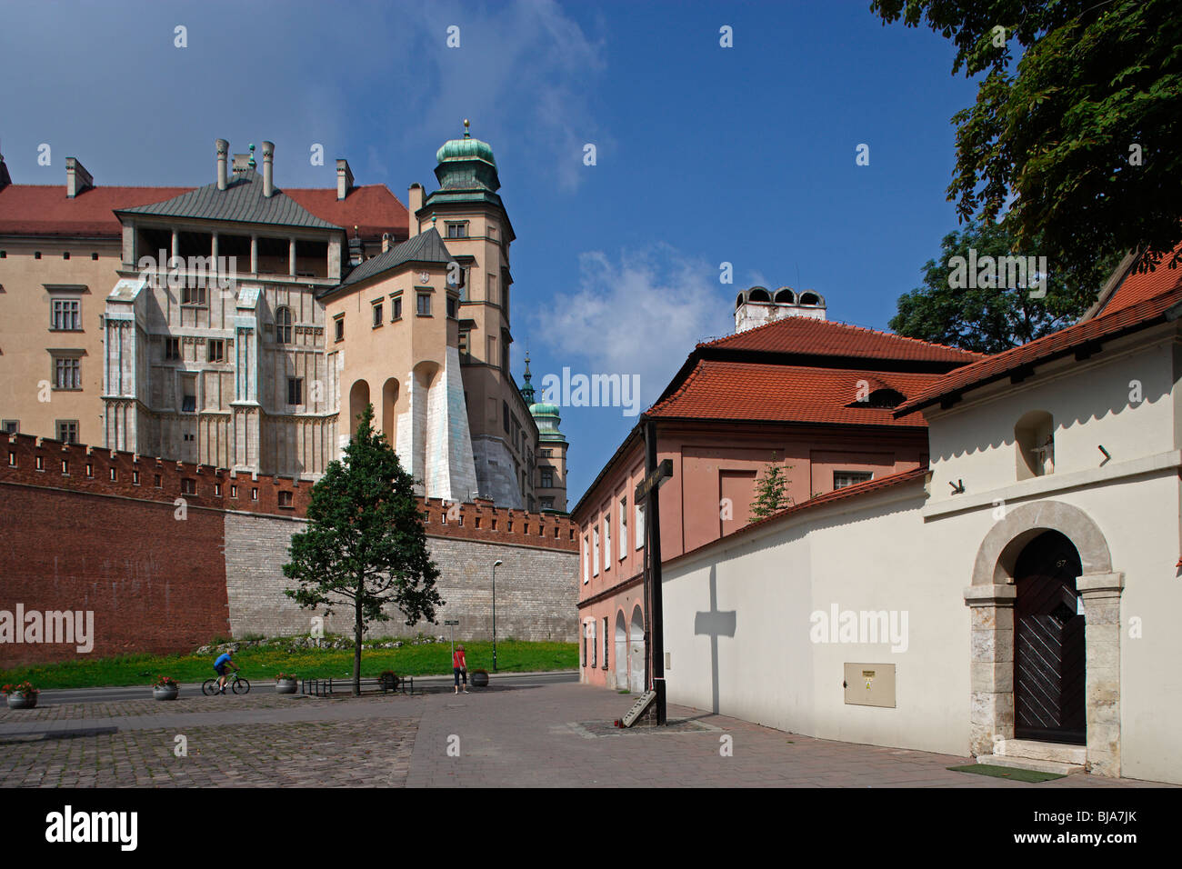 Wawel Hill and Castle,Royal Castle,Cracow, Krakow,Poland Stock Photo ...