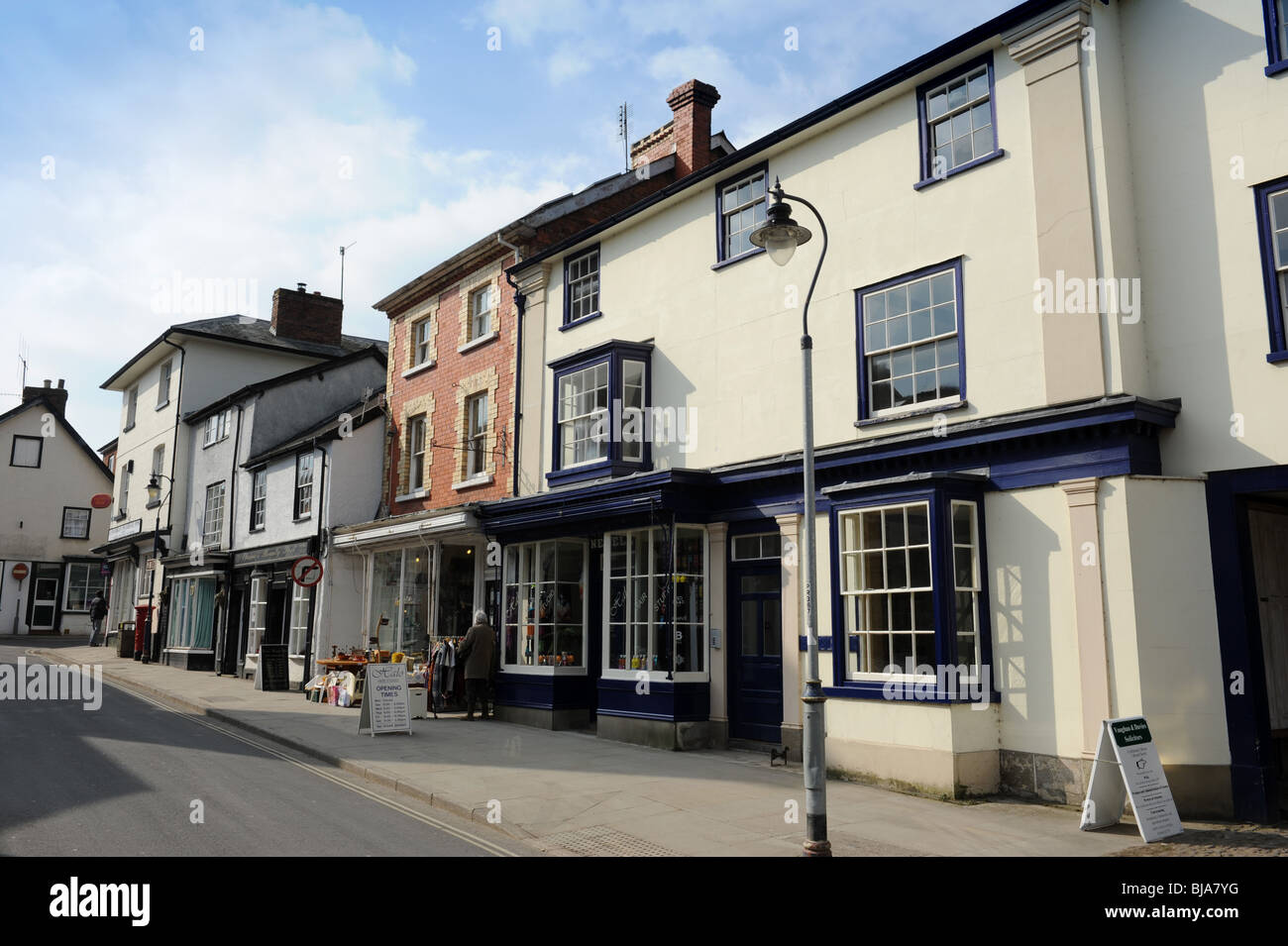 Broad Street Presteigne Powys Wales Uk Stock Photo - Alamy
