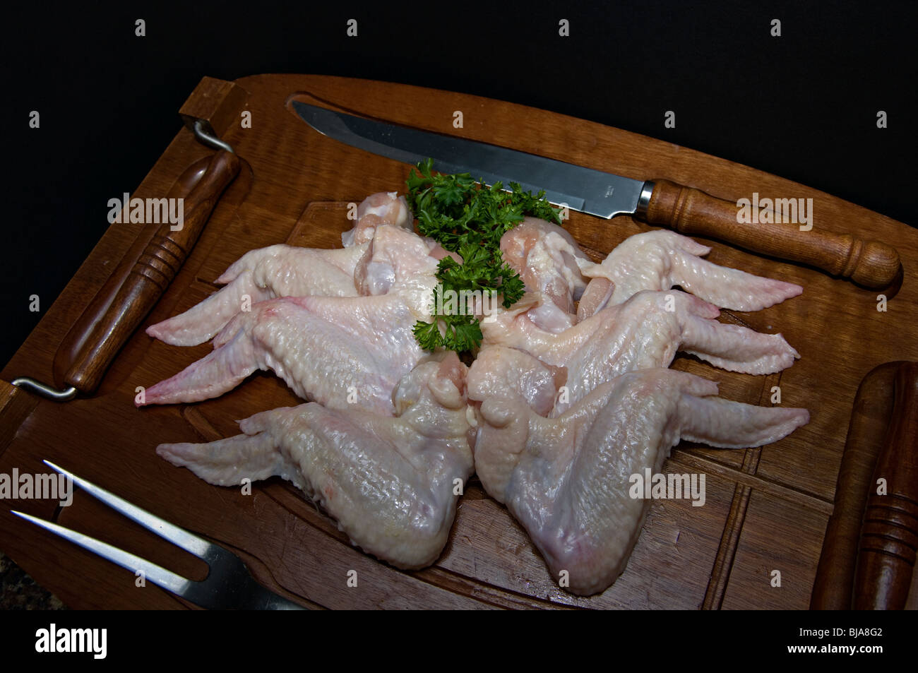 Chicken wings hi-res stock photography and images - Alamy