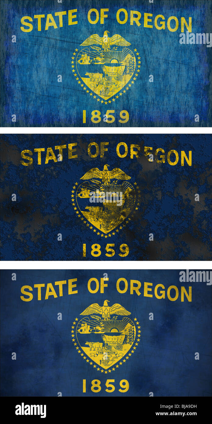 Flag of oregon hi-res stock photography and images - Alamy
