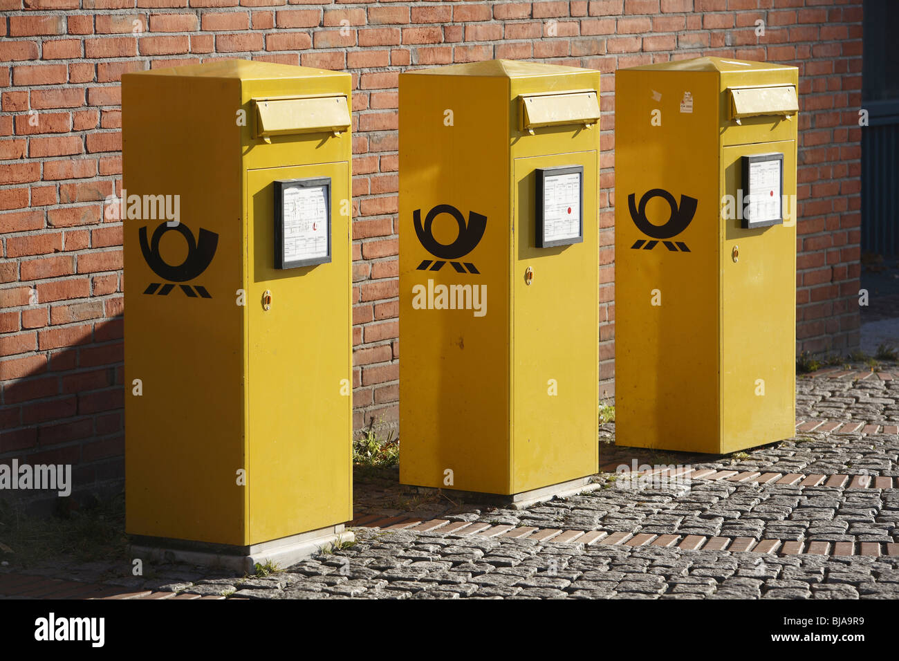 German post boxes, Kiel, Germany Stock Photo - Alamy