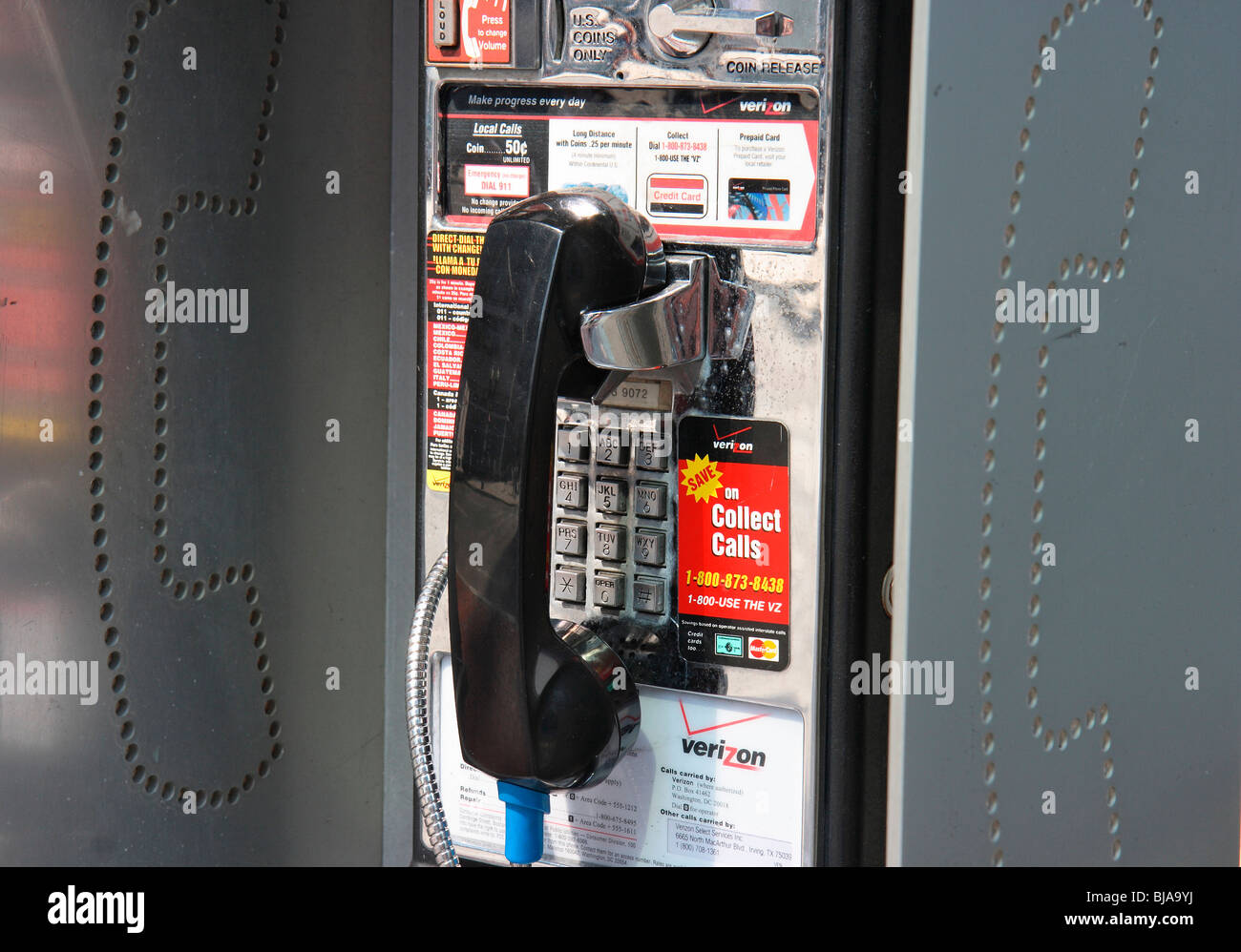 A public telephone booth Stock Photo - Alamy
