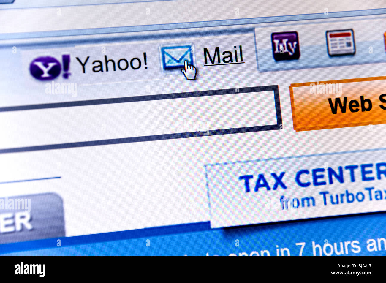 Web site screen shot Stock Photo - Alamy