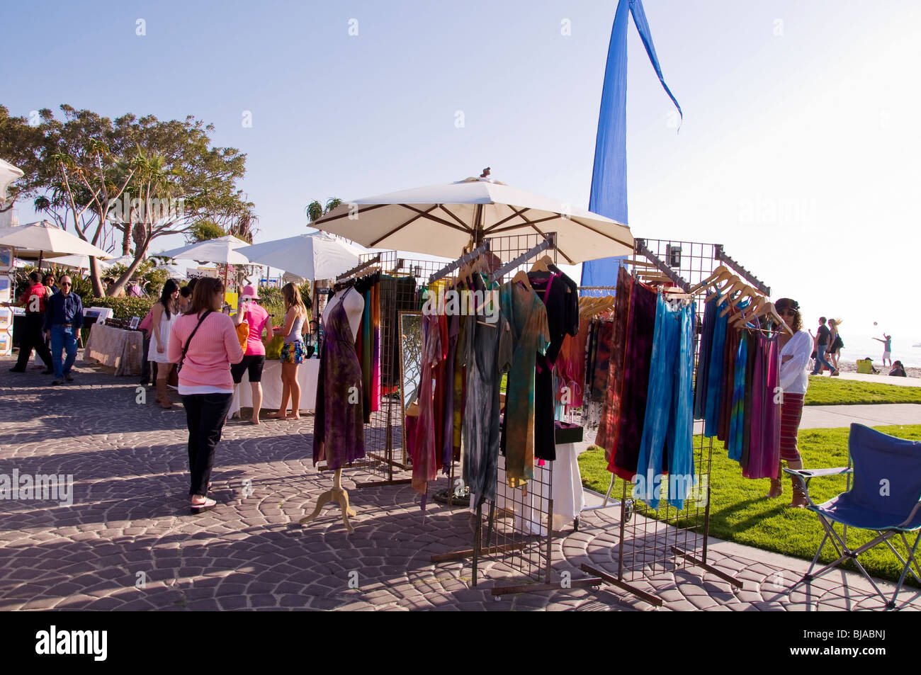 Fair on the California beach Stock Photo - Alamy