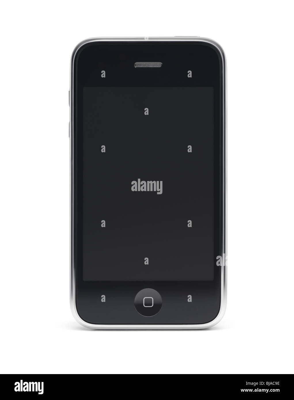 Apple iPhone 3Gs 3G smartphone with clear screen isolated with clipping ...