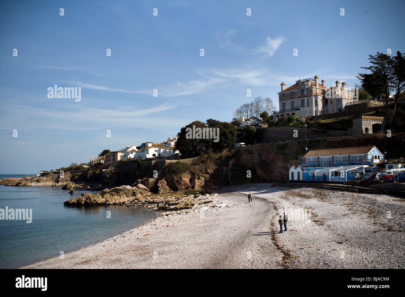 Breakwater Beach in Brixham,South Devon Stock Photo - Alamy