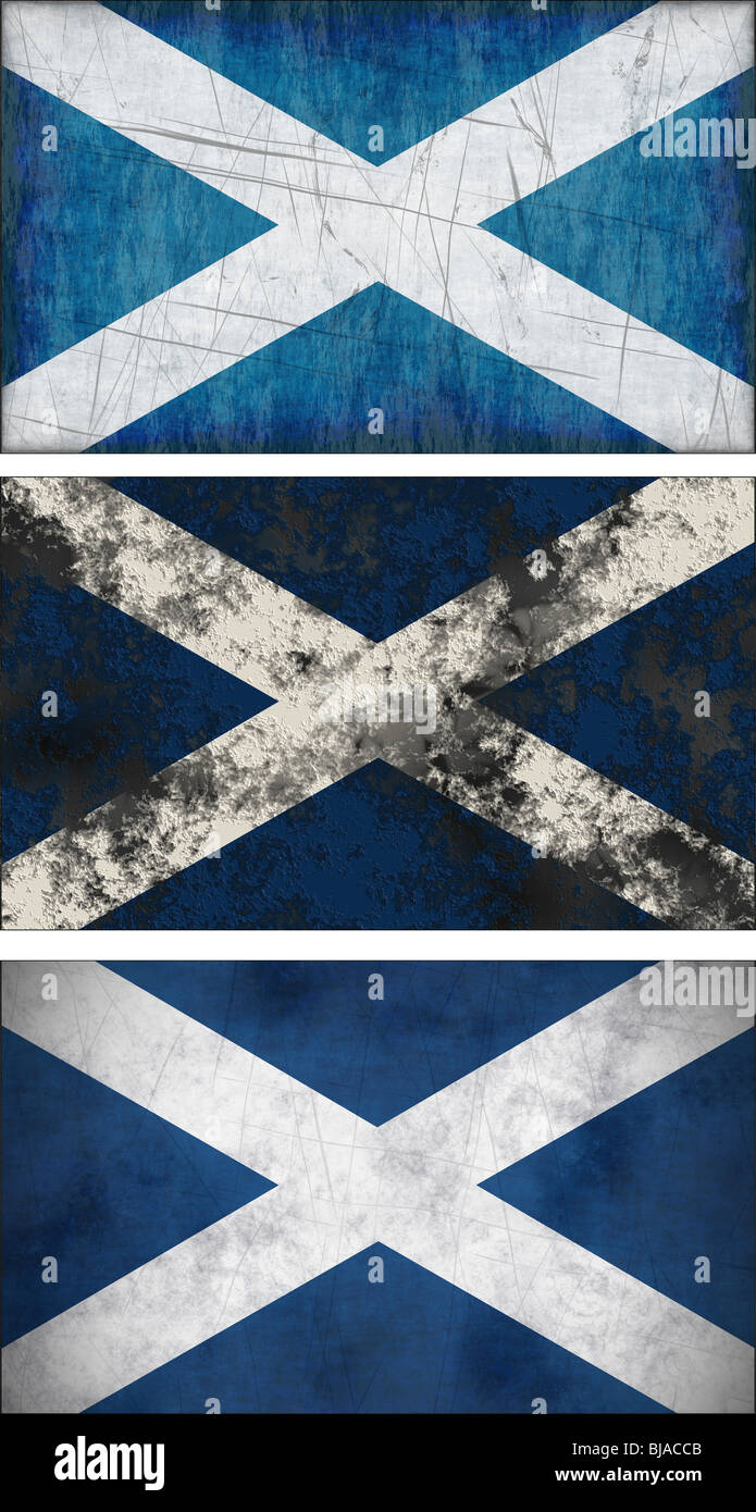 Vintage scotland flag hi-res stock photography and images - Alamy