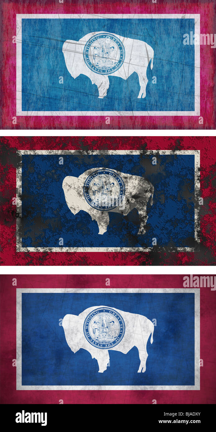 Flag of wyoming hi-res stock photography and images - Alamy
