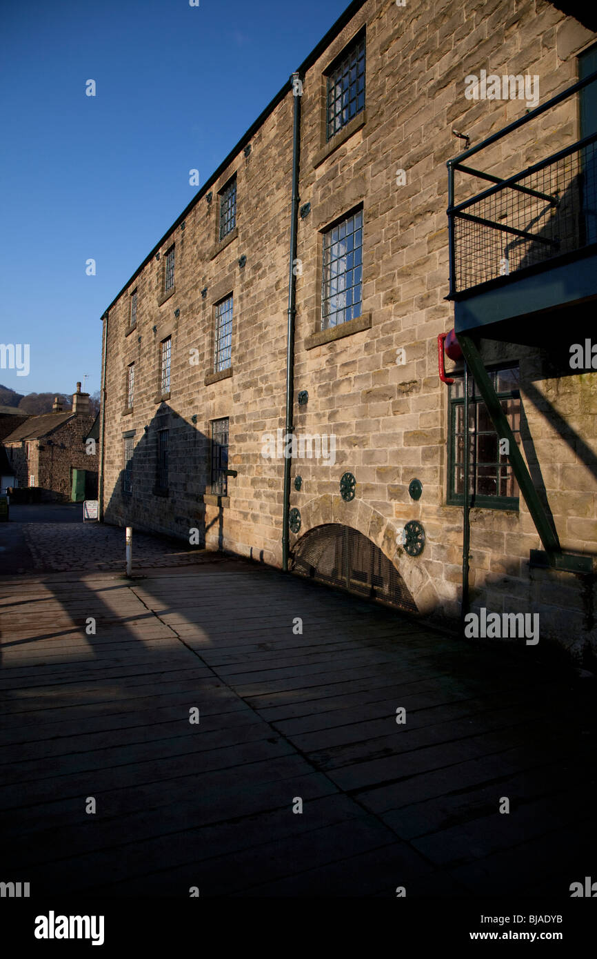 Caudwell's Mill at Rowsley near Bakewell in Derbyshires Peak District ...