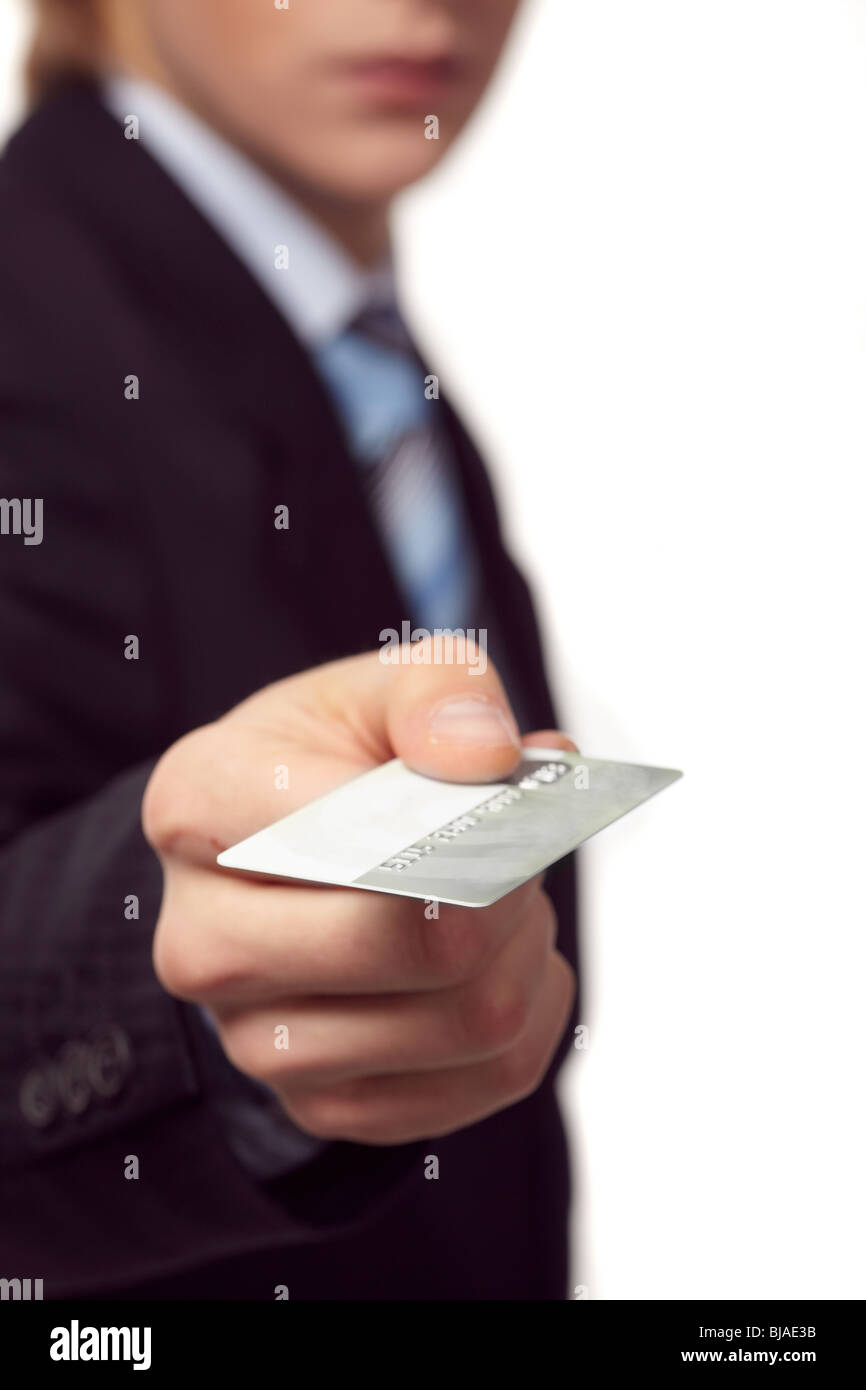 Credit card in the hand Stock Photo - Alamy