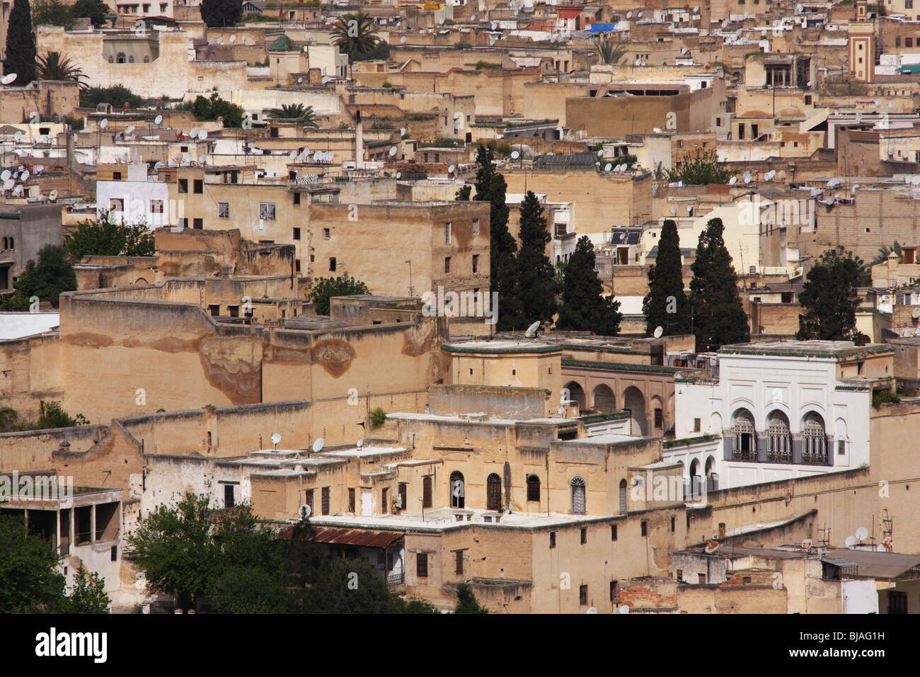 Aerial view of fez el bali hi-res stock photography and images - Alamy