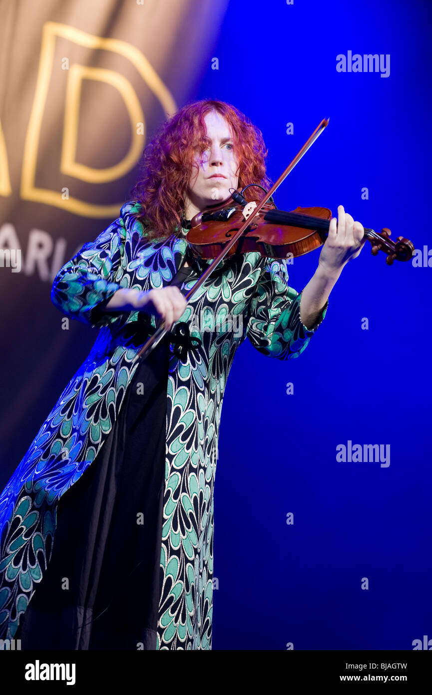 Jane Harbour in Spiro from UK performs onstage during the festival ...