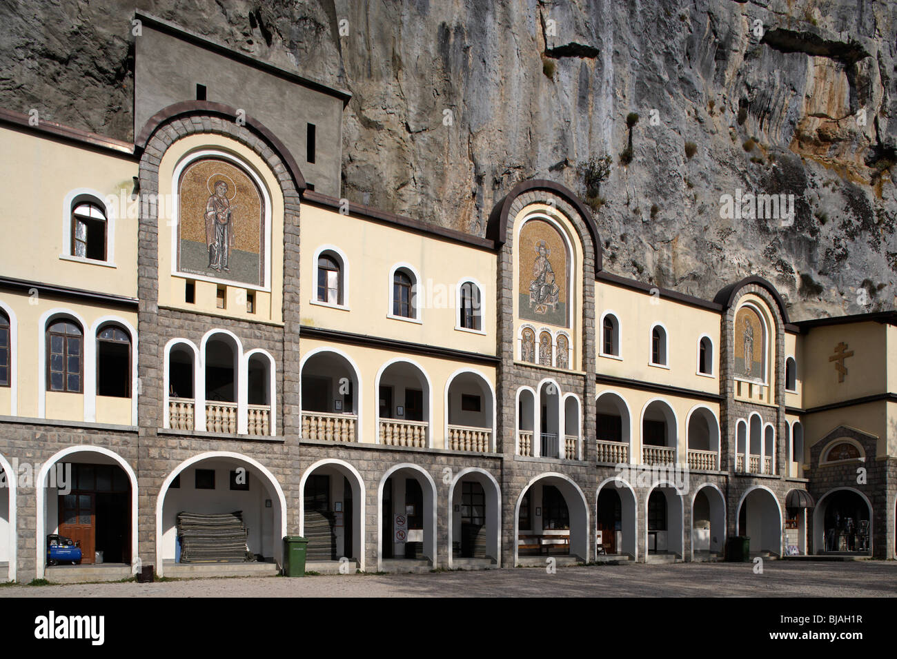 Ostrog,Monastery,founded by St Vasili Jovanovic,modern buildings ...