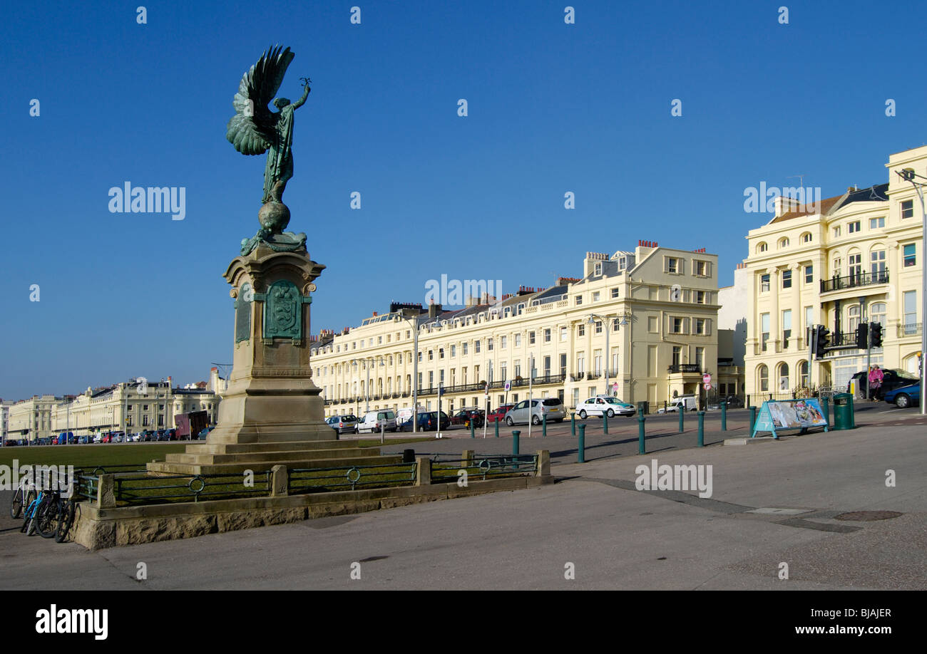 The Peace Statue on seafront at Hove (Brighton). East Sussex. England ...