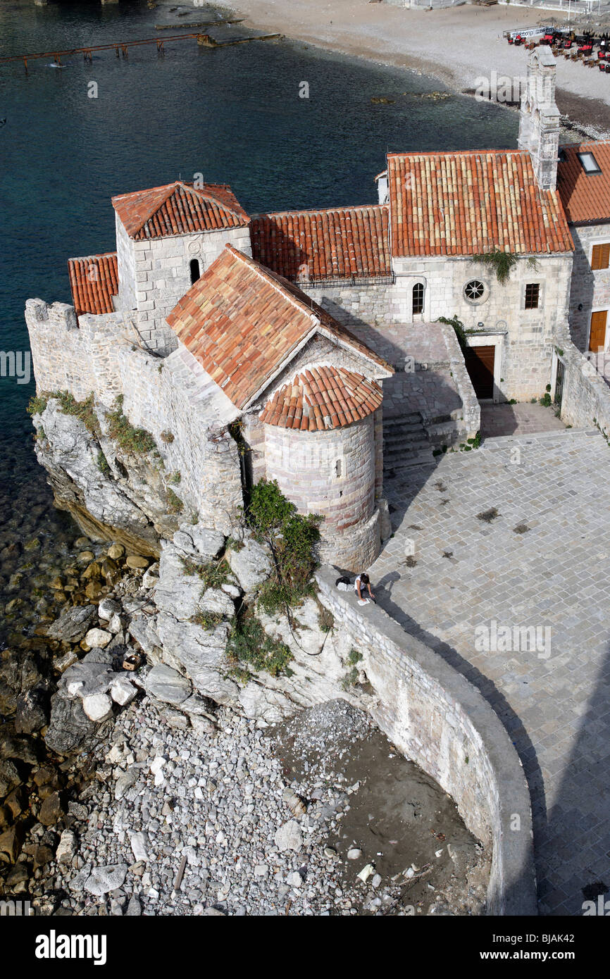 Santa maria in punta church budva hi-res stock photography and images ...