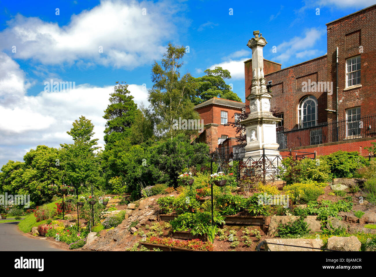 Rougemont Gardens Exeter City Devon England UK Stock Photo - Alamy