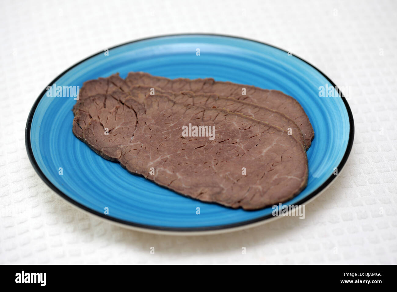 Slices of Cold Roast Beef Stock Photo - Alamy