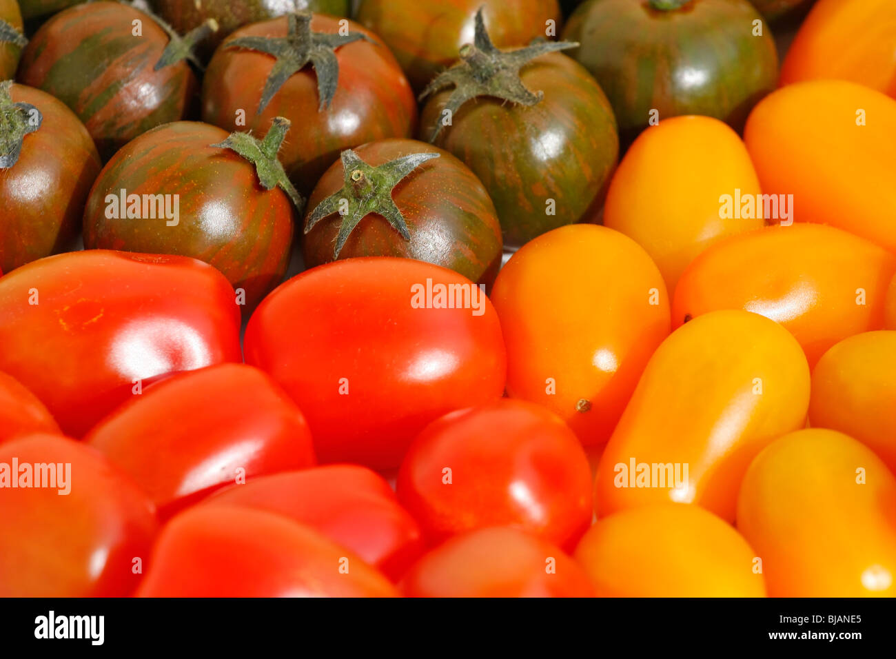 Three cherry tomatoes hi-res stock photography and images - Alamy
