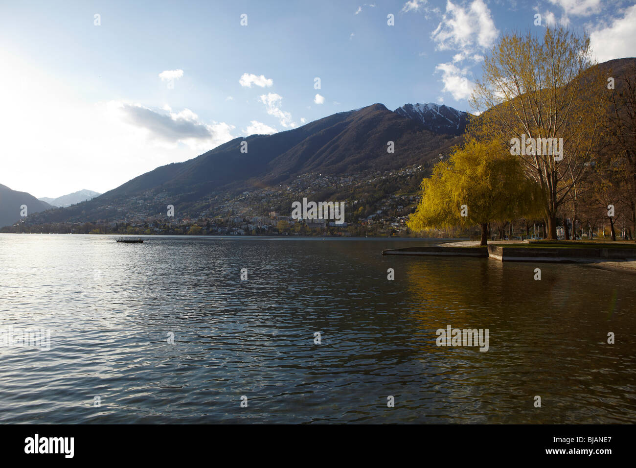 Lake Maggiore, Locarno, Switzerland Stock Photo - Alamy