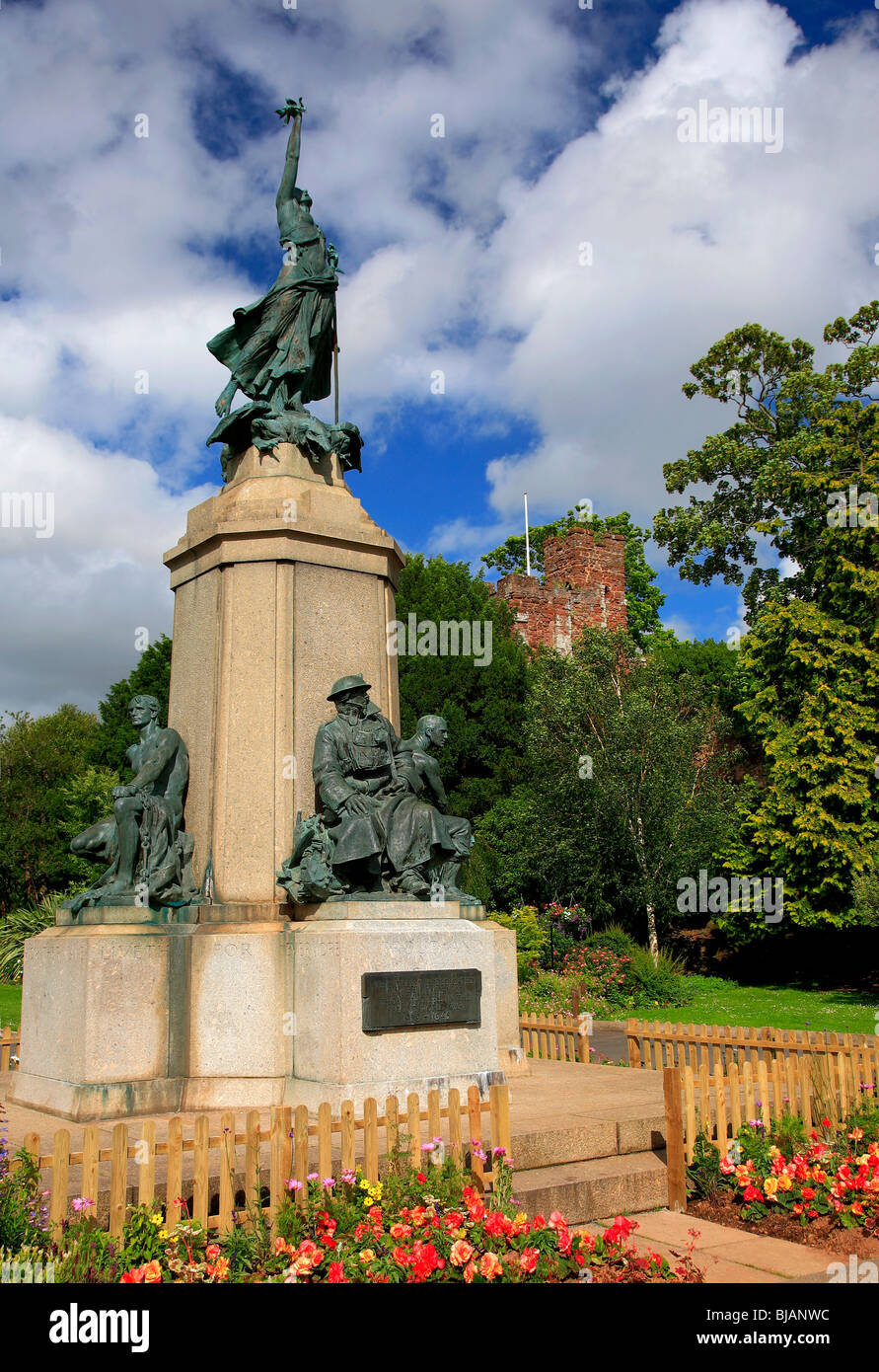 War Memorial Gardens Exeter City Devon England UK Stock Photo - Alamy