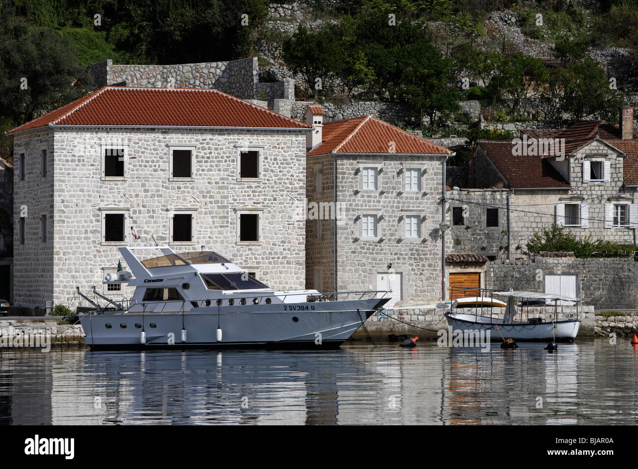 Perast,old town,Kotor Bay,Montenegro Stock Photo - Alamy