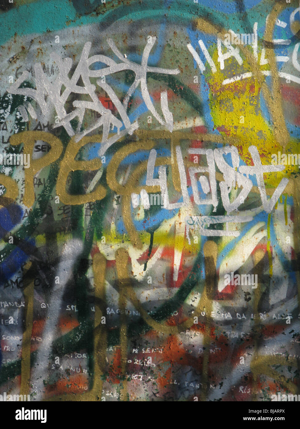 The Word Respect In Graffiti