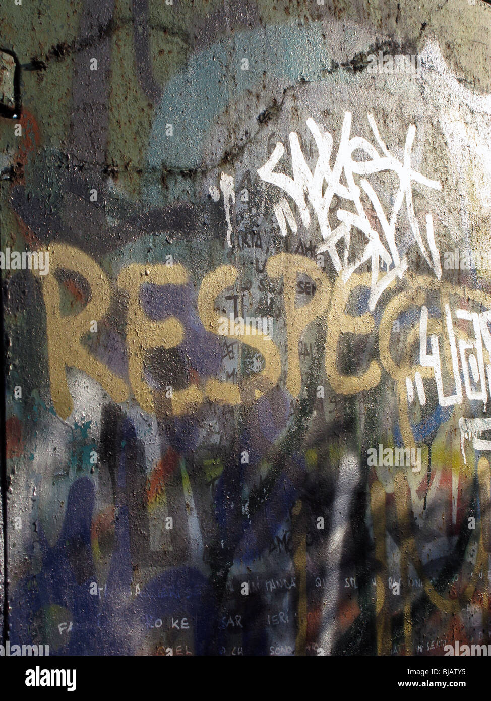 The Word Respect In Graffiti