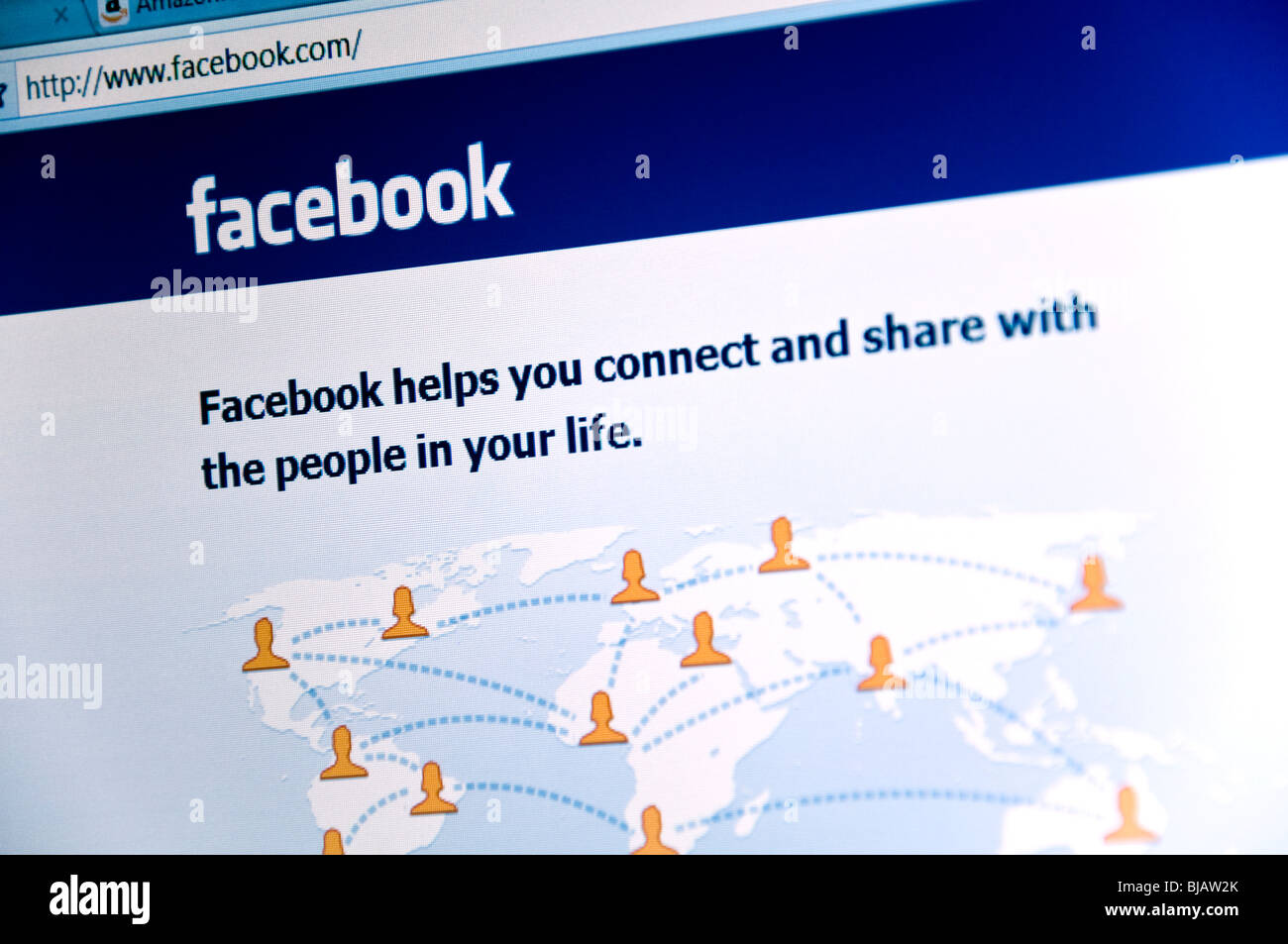 Facebook site hi-res stock photography and images - Alamy