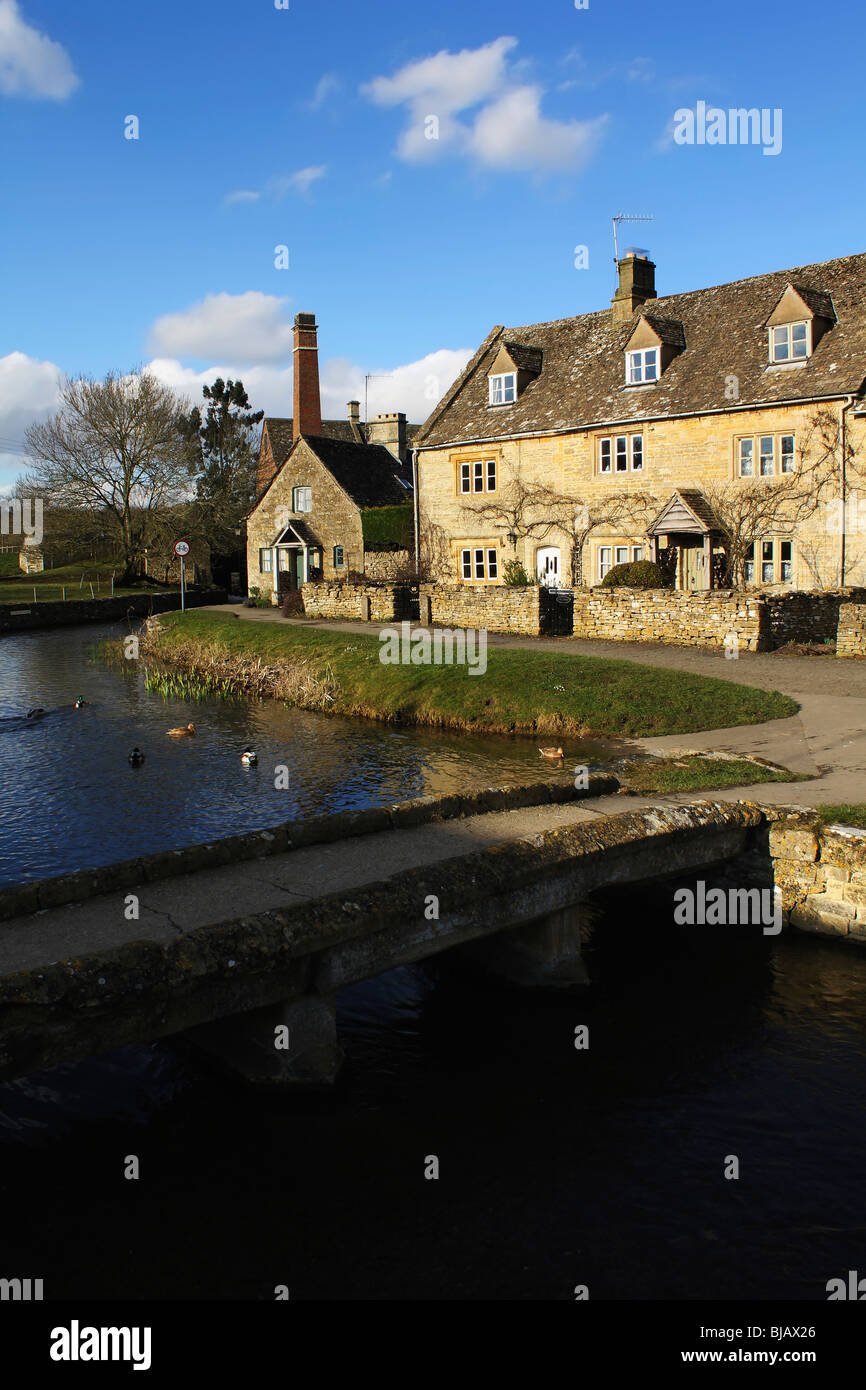Lower slaughter village hi-res stock photography and images - Alamy