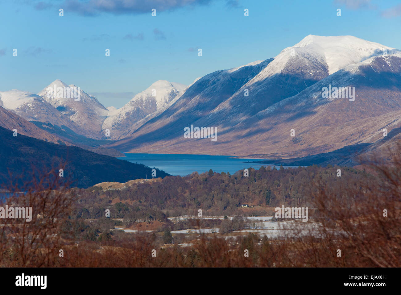 Loch Etive and surrounding mountains Stock Photo - Alamy