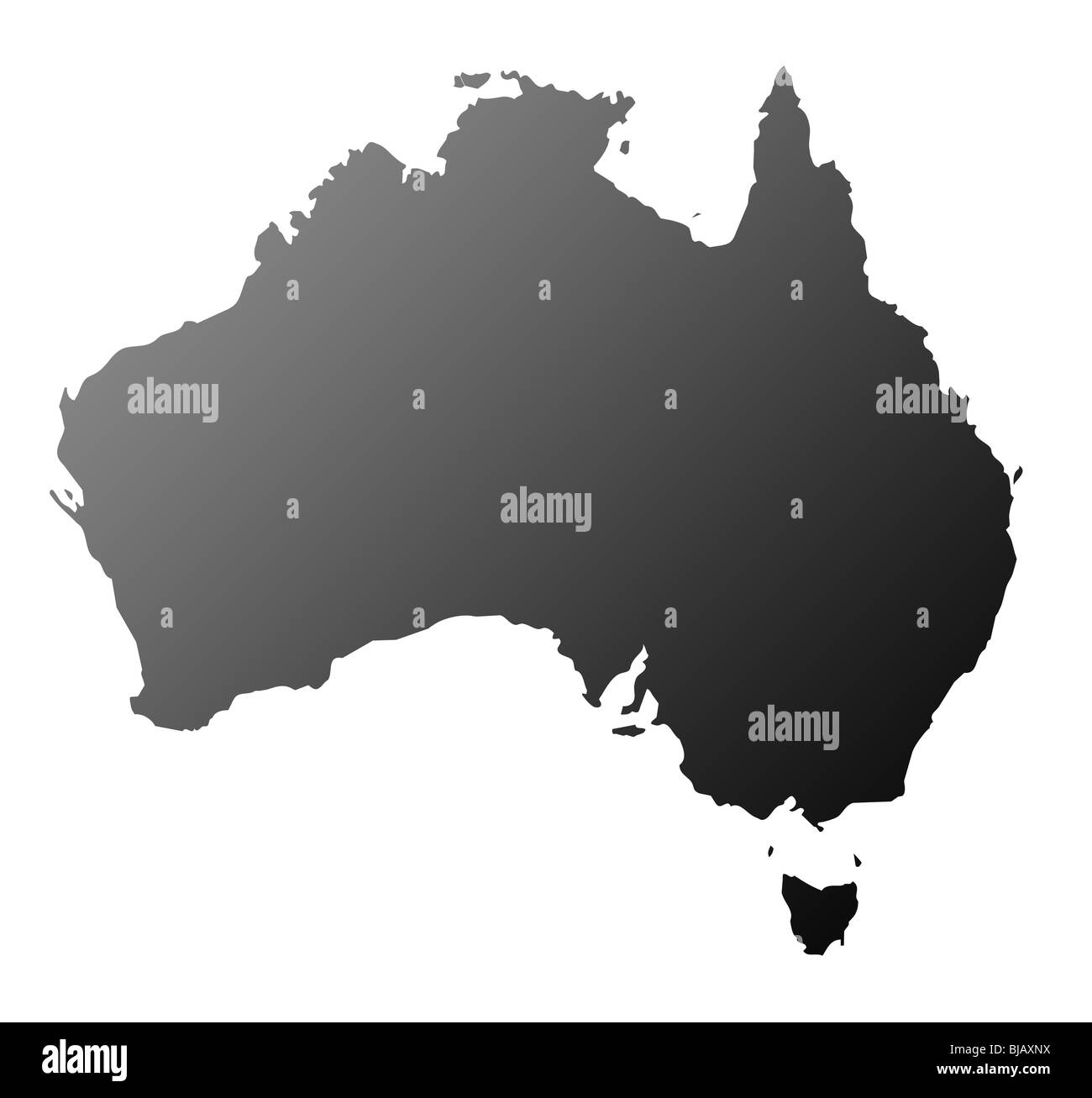 Australia map Black and White Stock Photos & Images - Alamy