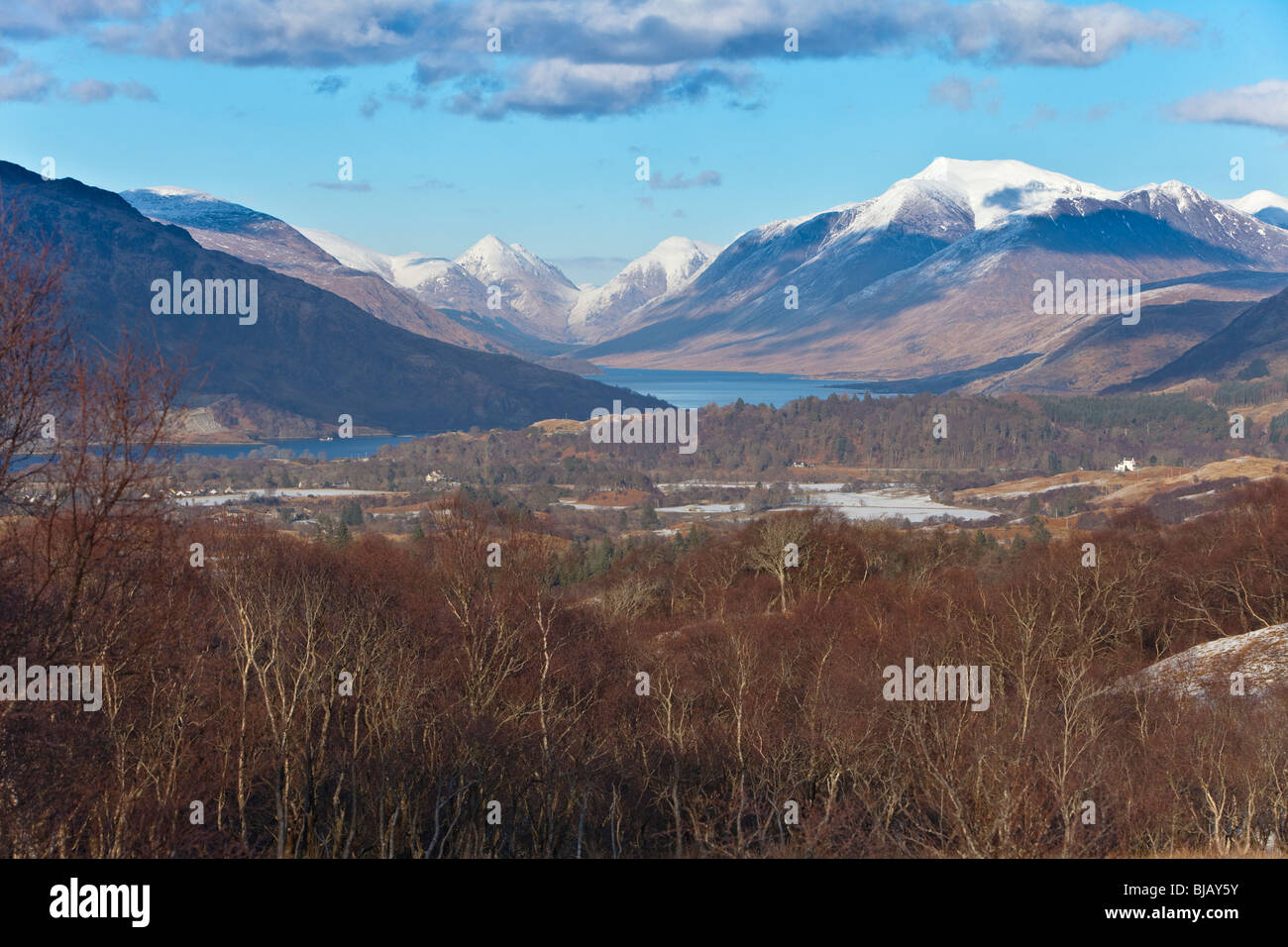Loch etive mountain snow hi-res stock photography and images - Alamy