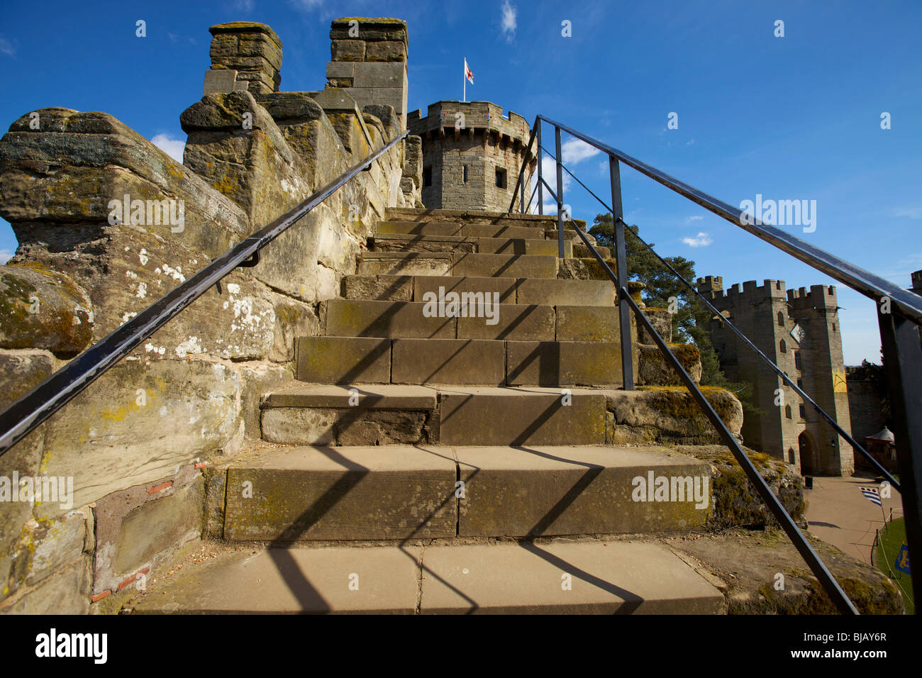 Guys Tower at warwick castle in the uk built in 1395 and standing 39m ...