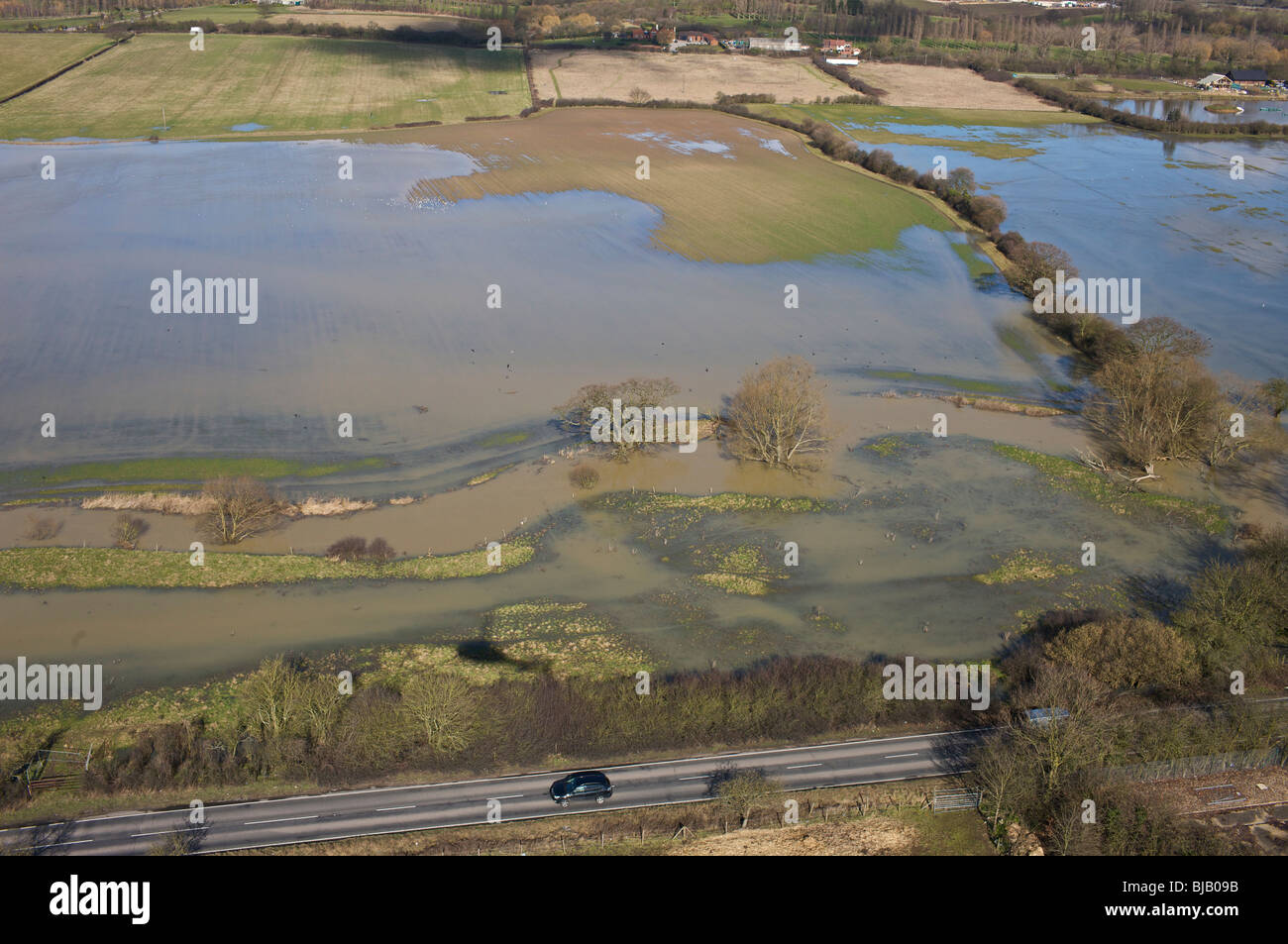 Flooded river burst its banks hi-res stock photography and images - Alamy
