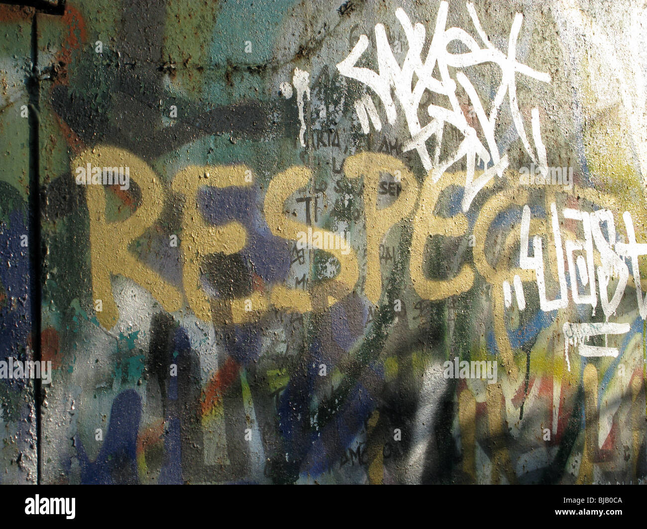 The Word Respect In Graffiti