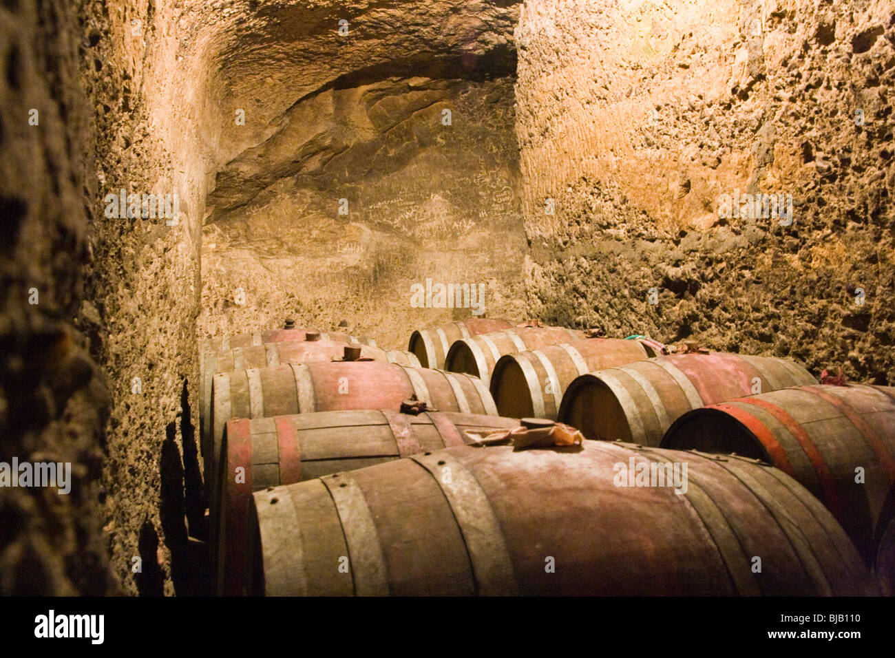 Medieval Wine Cellar Barrel Cask High Resolution Stock Photography and ...
