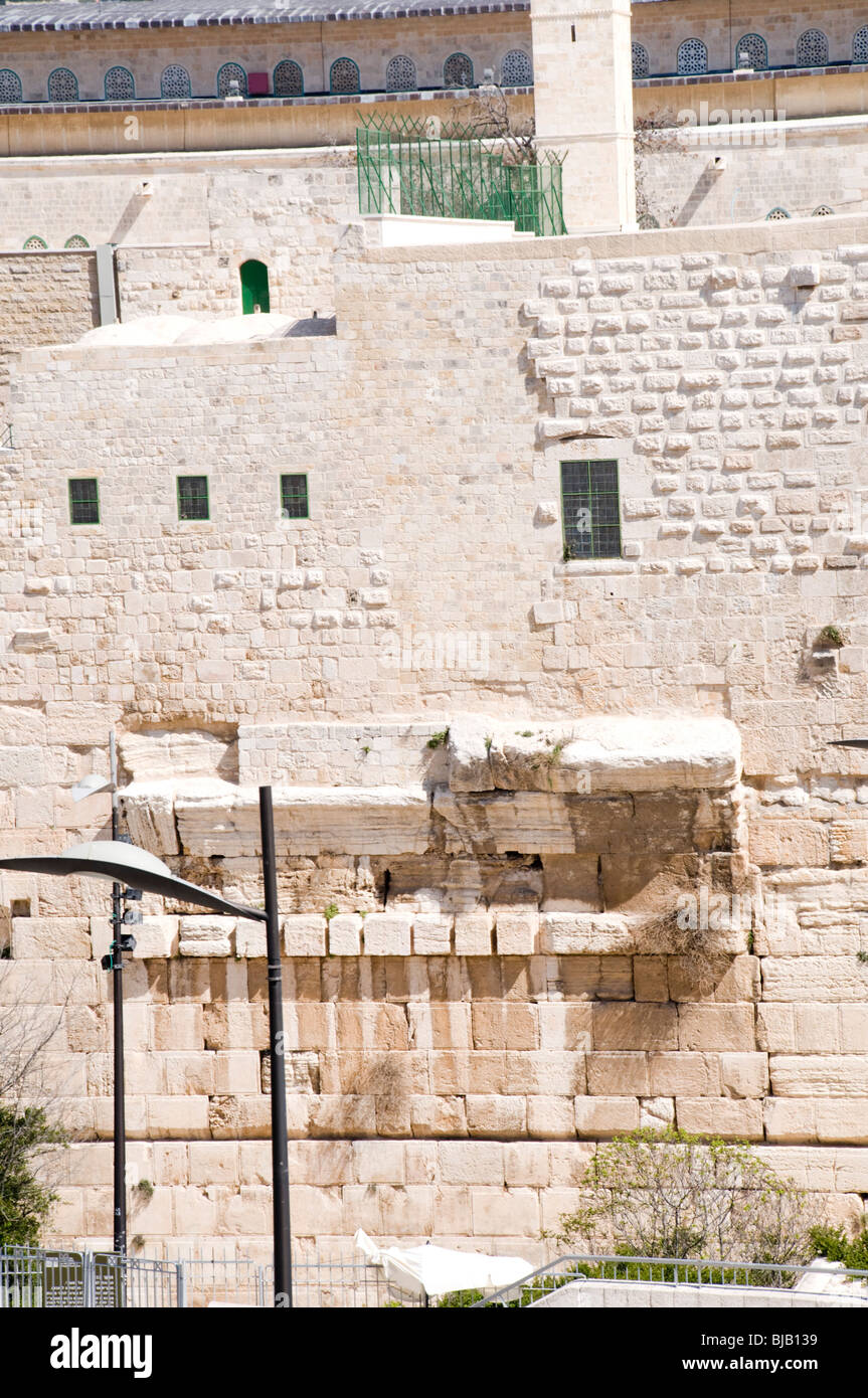 Israel, Jerusalem, Old City, Robinson's Arch Stock Photo - Alamy