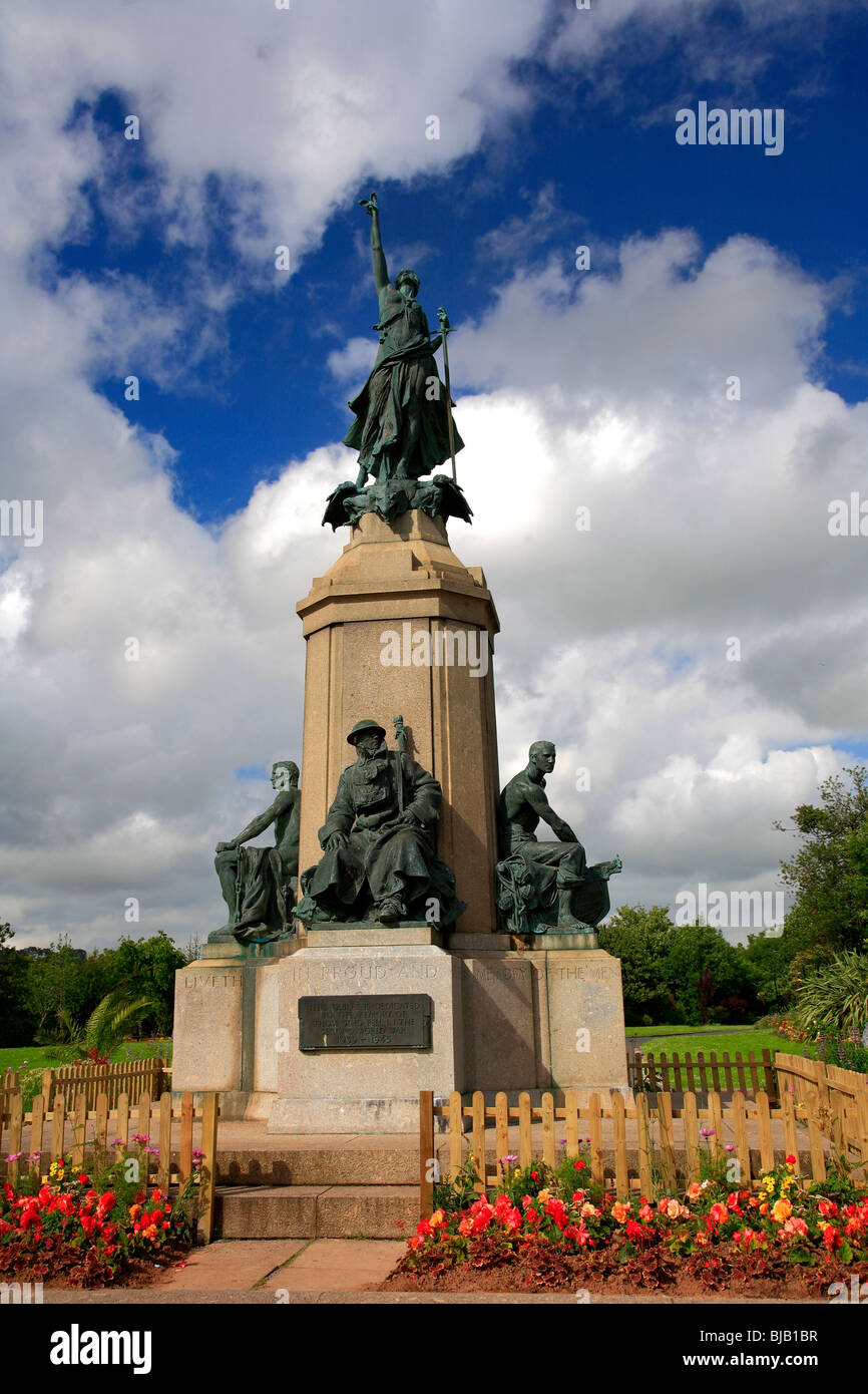 War Memorial Gardens Exeter City Devon England UK Stock Photo - Alamy
