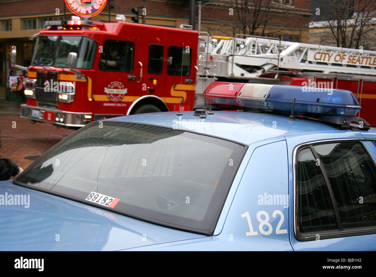 Seattle police car hi-res stock photography and images - Alamy