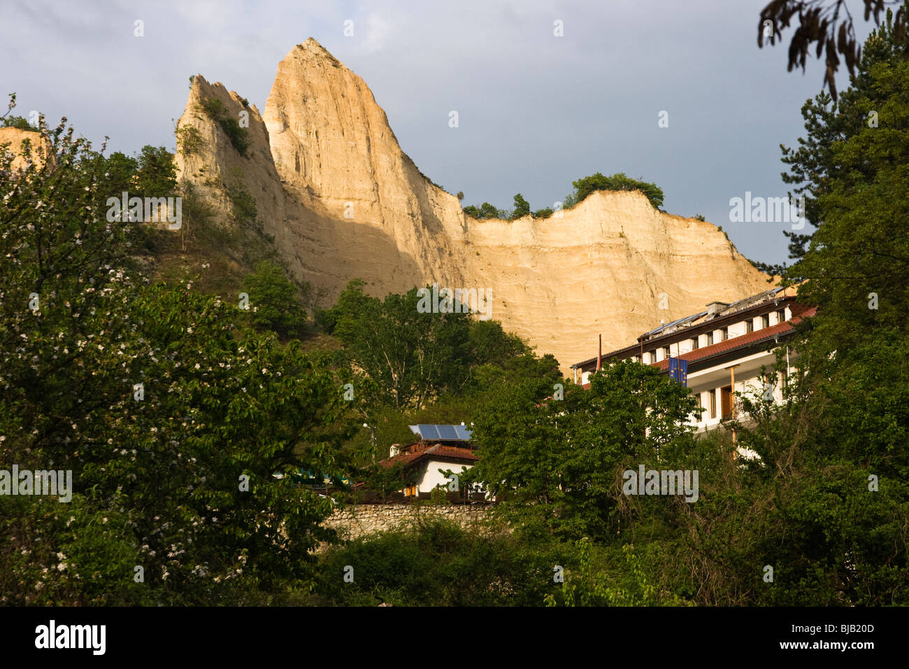Melnik sand pyramids, stunning geologic formations, erosion, weathering ...