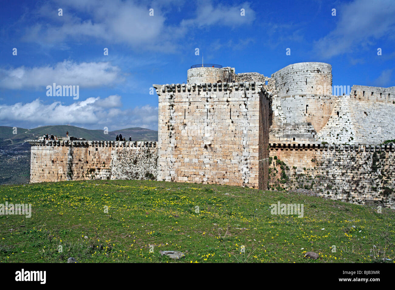 Crusader castle syria wall hi-res stock photography and images - Alamy