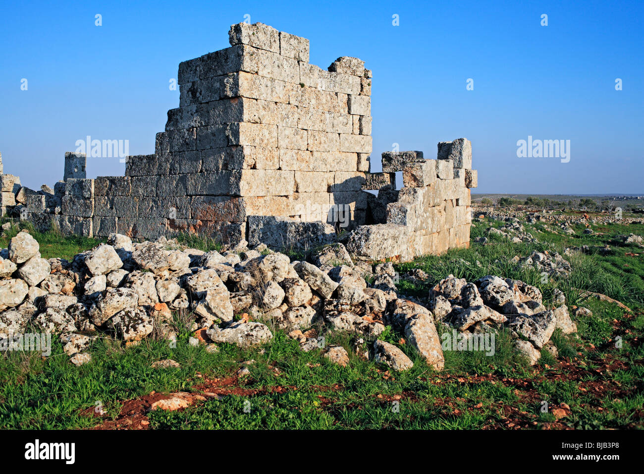 Ruins of Byzantine town near al-Bara, Syria Stock Photo - Alamy