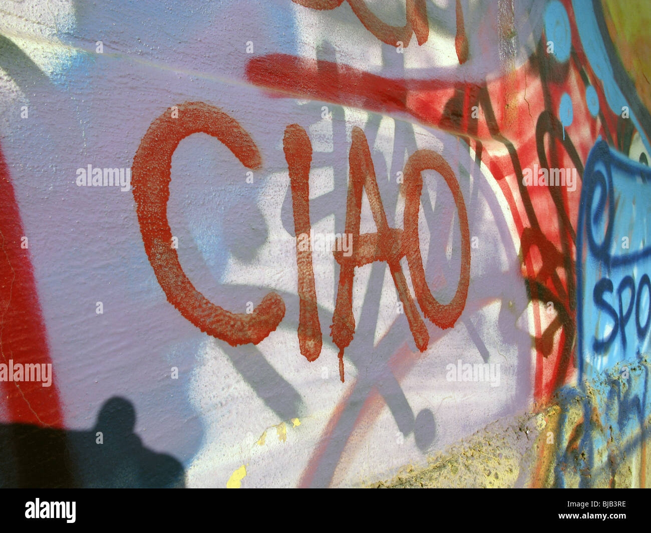 ciao word graffiti on wall Stock Photo - Alamy