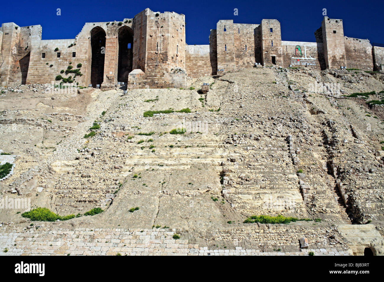 Aleppo citadel, Syria Stock Photo - Alamy